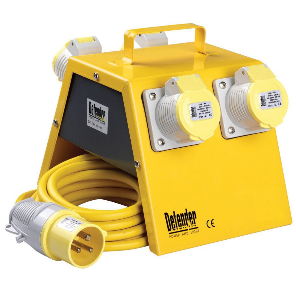 110v 4 Way Junction Box – Alpine Hire